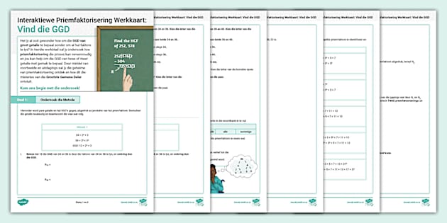 Senior Fase Wiskunde - Kwartaal 1 - Interaktiewe Priemfaktorisering ...