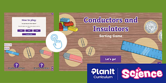 Conductors and Insulators Sorting Game