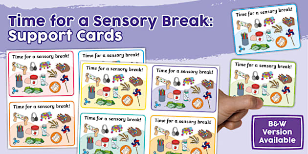 Sensory Breaks Visual Support Cards - SEN Resources