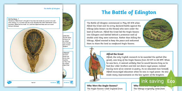 The Battle of Edington Fact File | History Learning Resource