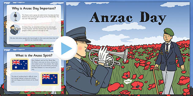 Anzac Day Information PowerPoint Lower School - australia, ANZAC Day