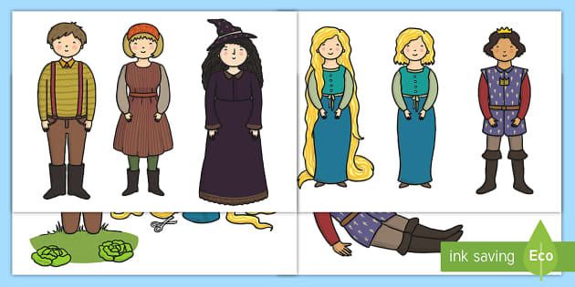 Rapunzel Stick Puppets (teacher made)