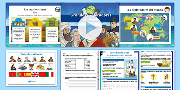 Pack: Navegantes y exploradores del mundo - Twinkl Colombia