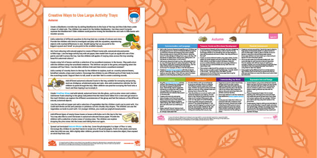 EYFS Ages 0-2 Autumn Bumper Planning Pack - Twinkl