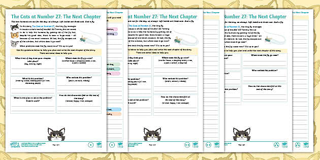 'The Cats at Number 27' The Next Chapter Writing Activity