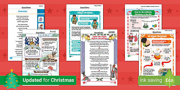 20 Christmas Reading, Writing and Phonics Activity Ideas for Pupils ...