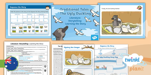 Foundation Storytelling The Ugly Duckling Lesson 1 - Twinkl