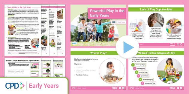 Powerful play in the Kindergarten - CPD - Kindergarten