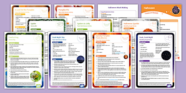 Halloween Sensory Activities Pack | Messy Play | Twinkl