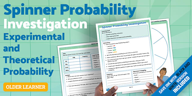 Spinner Probability Investigation- Experimental and Theoretical Probability