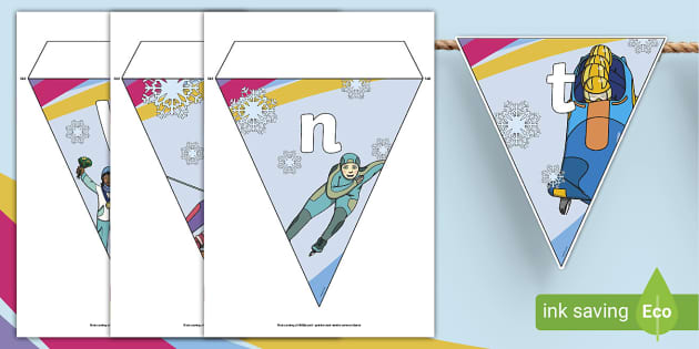 Winter Olympics Bunting (teacher made) - Twinkl