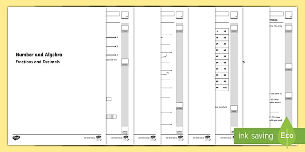 Year 6 Number and Algebra Assessment Pack (teacher made)