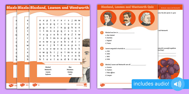 Crash Course Explorers Blaxland, Lawson and Wentworth