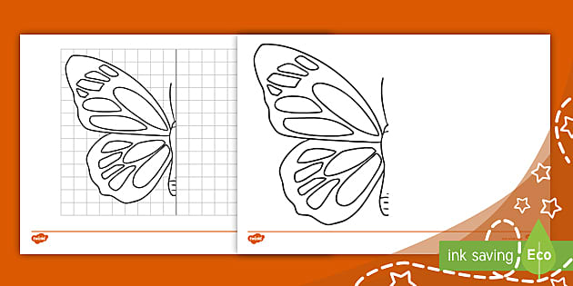 Symmetry Butterfly Painting Activity (teacher made)