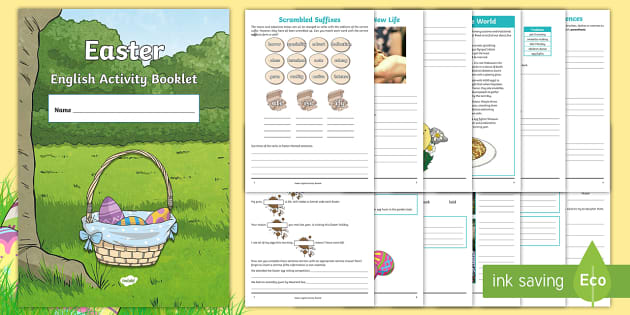Easter English Activities KS2 Booklet – Year 5 Resource