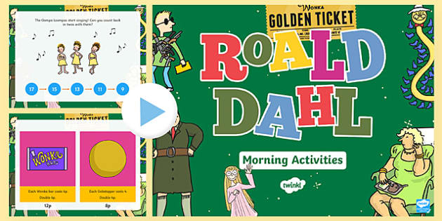 Roald Dahl Themed Year 2 Morning Activities Incidental Welsh PowerPoint roald-dahl-themed-year-2-morning-activities-incidental-welsh-powerpoint
