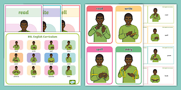 BSL English KS1 Curriculum Keywords Resource Pack - Twinkl BSL English KS1 Curriculum Keywords Resource Pack - Twinkl