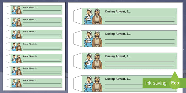 Advent Paper Chain (teacher made)