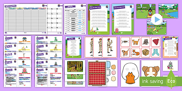 Phonics Level 1 Week 26 - Park Weekly Lesson Pack