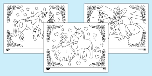 free kids coloring pages unicorn