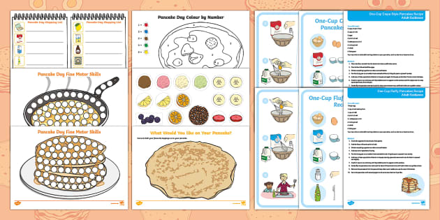 Kindergarten Pancake Day Resource Pack (Ages 3-5) | Twinkl