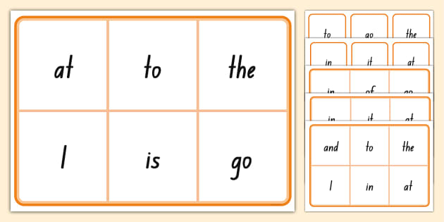 Level 2 Sight Word Bingo (Hecho por educadores) - Twinkl