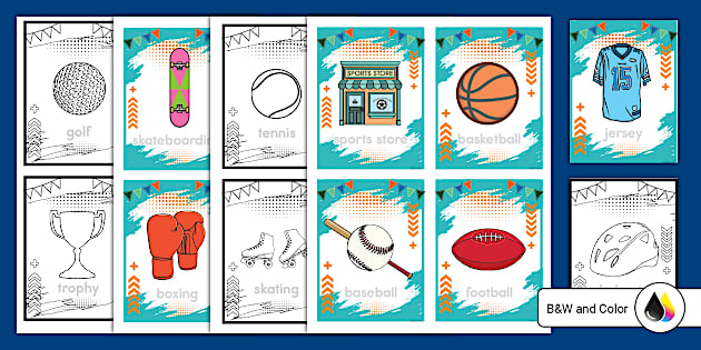 Sports Store Dramatic Play Tracing Word Cards (teacher made)