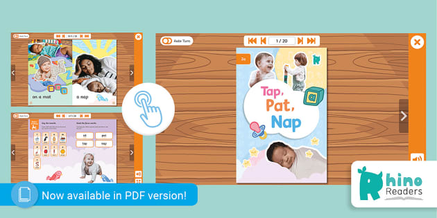 Level 2a Decodable Readers: Tap, Pat, Nap (teacher made)