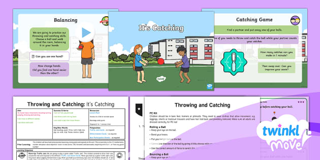 👉 Multi-Skills: Year 1 Throwing and Catching: Lesson 3