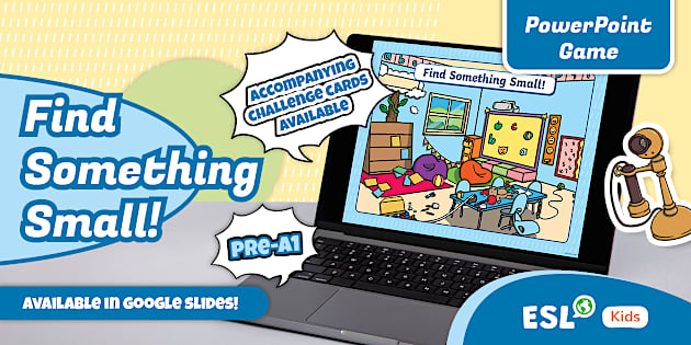 Find Something Small! ESL Game for Kids - Twinkl