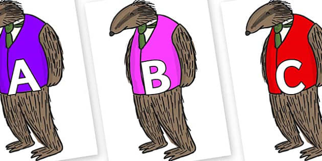 FREE! - A-Z Alphabet on Badger to Support Teaching on Fantastic Mr Fox