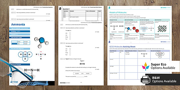 GCSE Molecules Revision Pack | Beyond (teacher made)