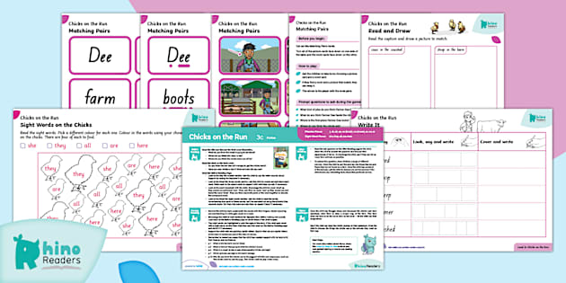 Level 3c Chicks on the Run: Guided Reading Pack - Twinkl