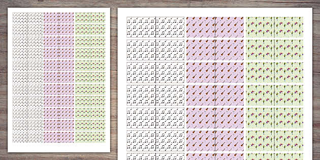 Music Toothpick Flags | Twinkl Party (teacher made) - Twinkl