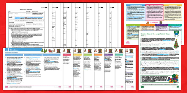 EYFS Christmas-Themed Bumper Planning Pack (Reception)