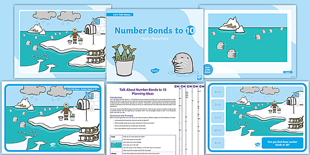 Talk About Number Bonds to 10 Maths Resource Pack and Planning Ideas
