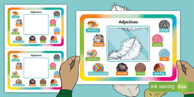 I Spy Frame: Adjectives - Properties of Materials - Twinkl