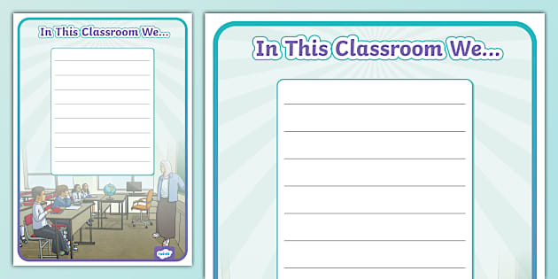 In This Classroom We... Display Poster (teacher made)