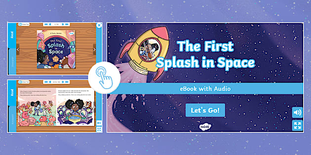 The First Splash in Space eBook with Audio - Twinkl
