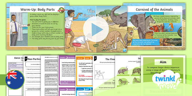 Move PE Year 4 Dance: Carnival of the Animals Lesson 5: The Finale Part 1