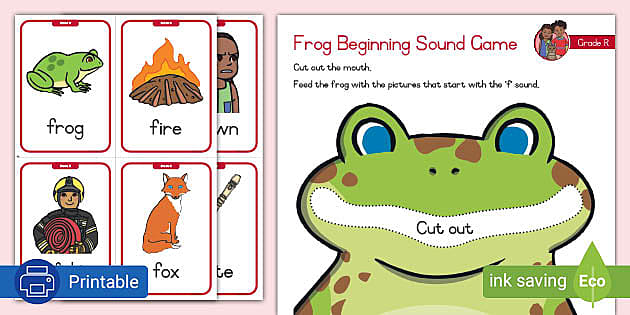 Gr. R Phonics Printable Game: F Sound - Twinkl