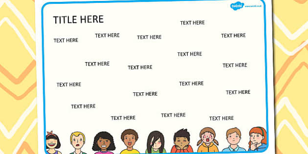 Emotions Themed Editable Word Mat (teacher made) - Twinkl