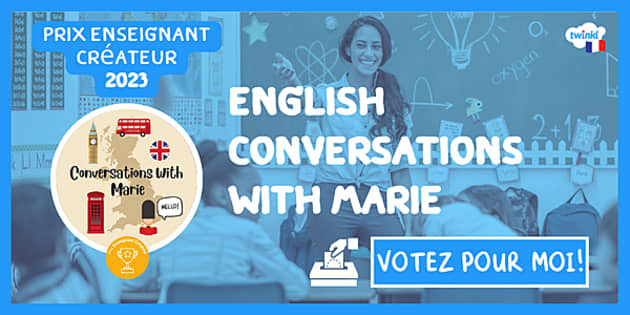 Marie Conversation with Marie (teacher made) - Twinkl