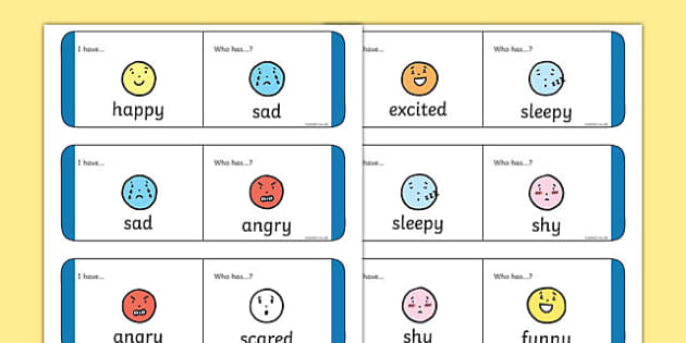Feelings and Emotions Loop Cards