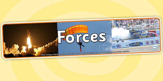 Forces Photo Display Banner (teacher made) - Twinkl
