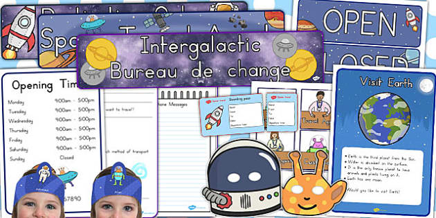 Space Travel Agents Role Play Pack (professor feito)