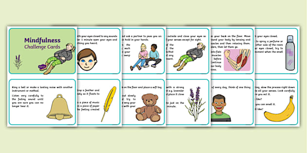 Mindfulness Activity Task Cards - Mindfulness Activities