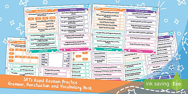 Rapid SATs SPaG Revision Sheets | Parents Revision Support Rapid SATs SPaG Revision Sheets | Parents Revision Support