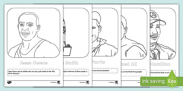 famous black inventors coloring pages