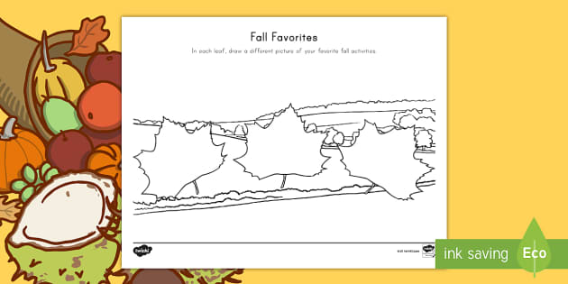 Fall Favorites Activity (teacher made) - Twinkl